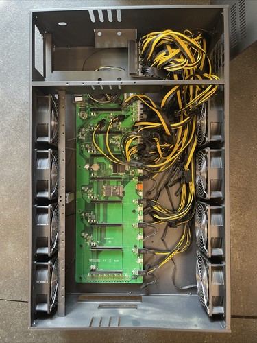 Gpu Mining Rig server Style Case 8 Slot Includes Motherboard,SSD,CPU ...