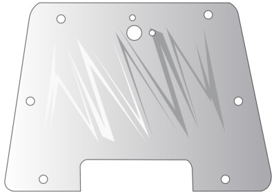 238520A3 Front Windshield Glass for Case IH CX70 CX80 CX90 CX100 ...