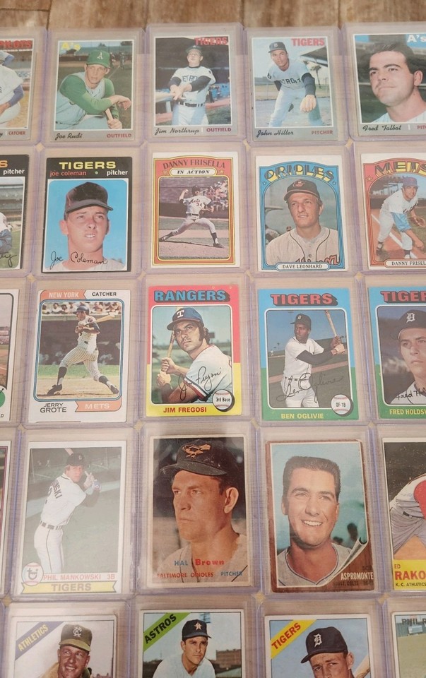 Vintage 1957-1979 Sport Card Lot (59) Topps Baseball 1969 ABA ...