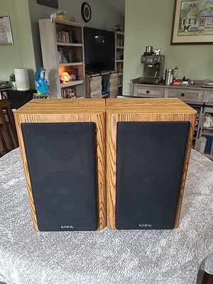 Infinity RS 2000 Vintage 2-Way Bookshelf Speakers, Oak Finish, 6.5 ...