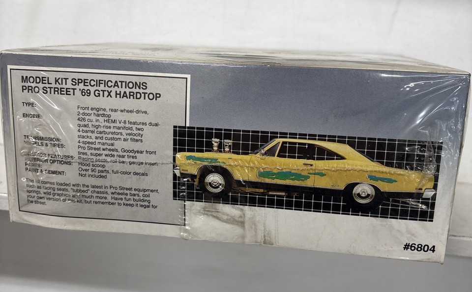 AMT ERTL 69 GTX Pro Street Hardtop Model Kit 1/25 | eBay