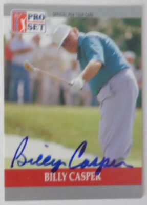 1990 Pro Set PGA Golf Billy Casper Autographed #81 Signed | eBay