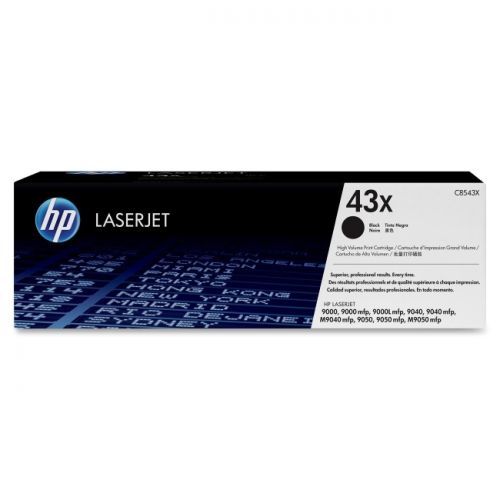 HP 43X (C8543X) Black High Yield Original LaserJet Toner Cartridge for ...