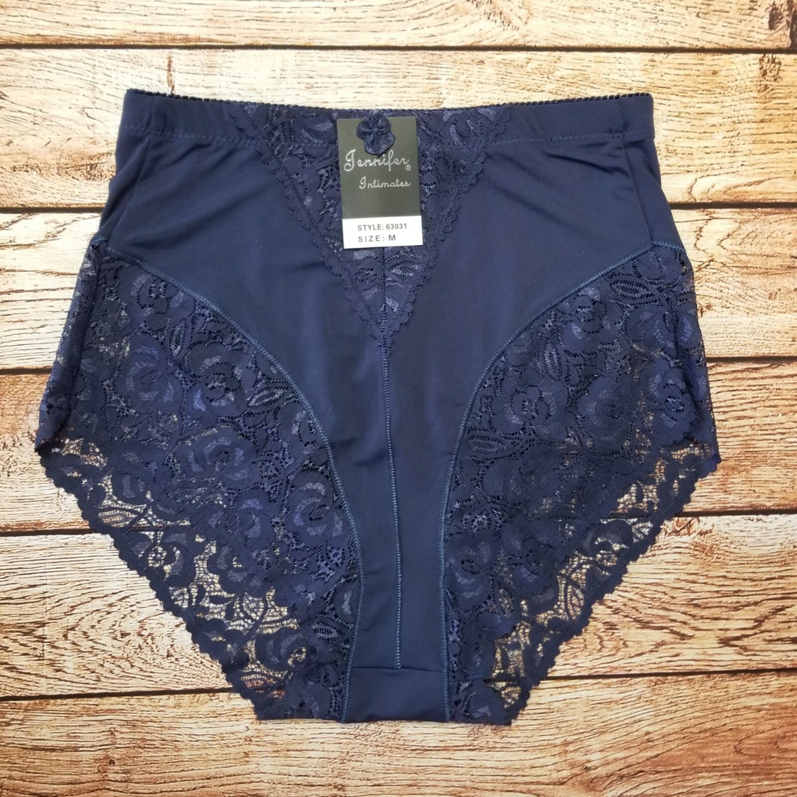 2 Packs Women High Waist Light Tummy Control Lace Girdle Brief Panties ...