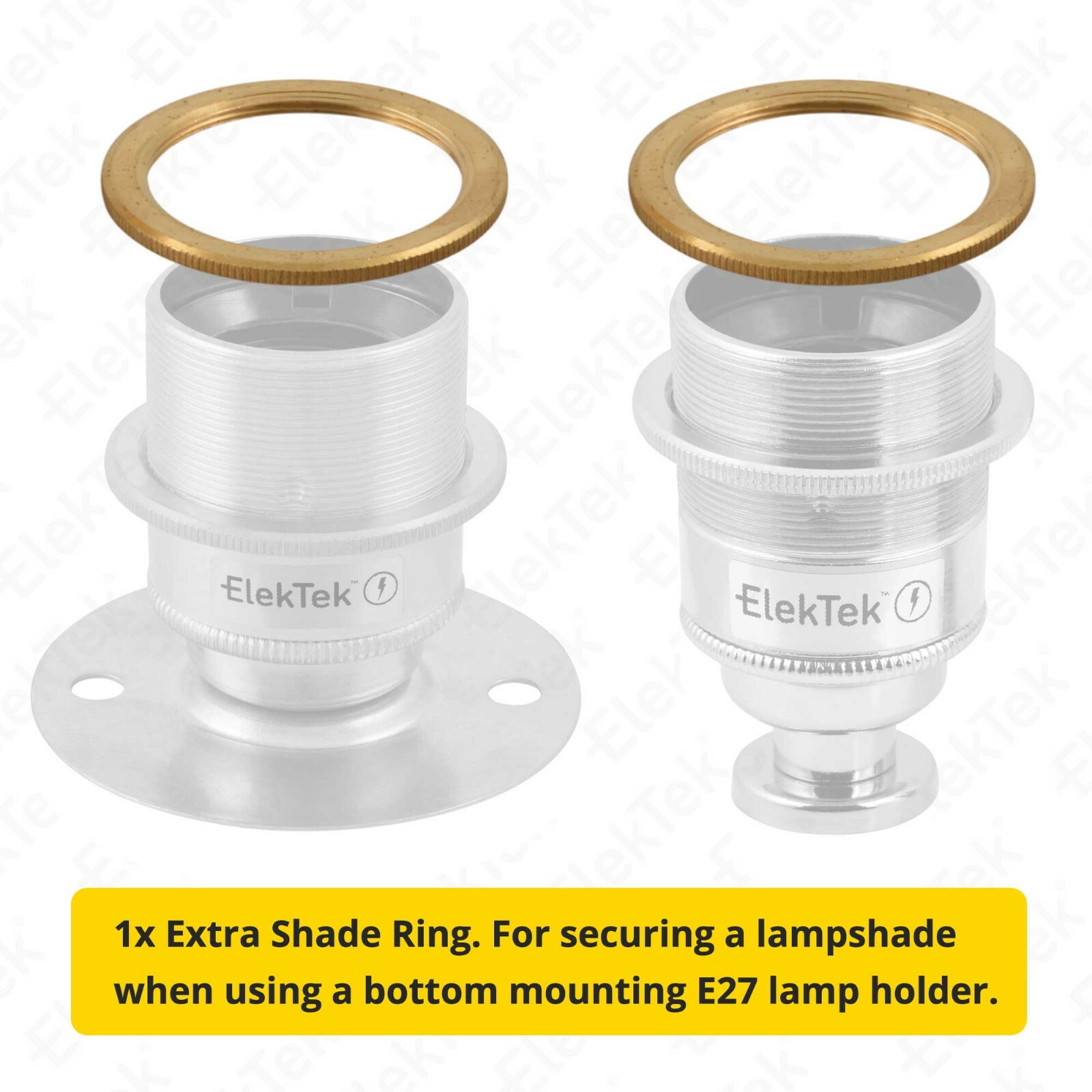 ElekTek E27 Batten Edison Screw ES Light Lamp Bulb Holder BESA Conduit ...