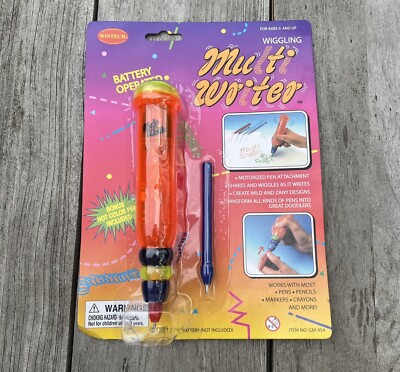 Vintage 1997 Wintech Wiggling Multi Writer Battery Operated Pen Sealed ...