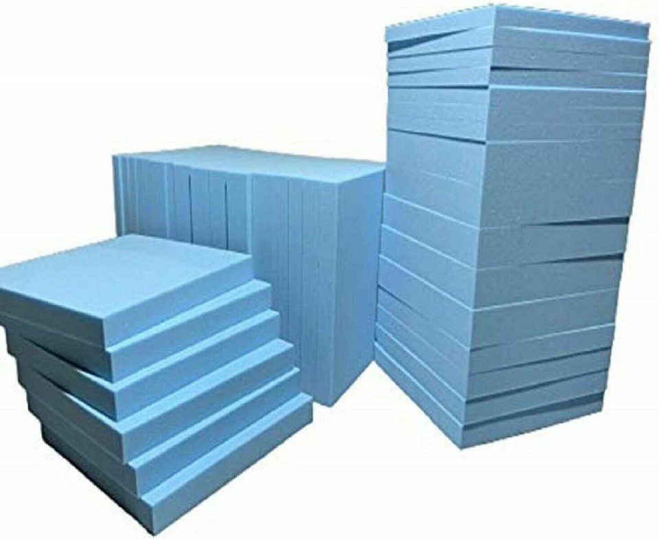 HIGH DENISTY FIRM BLUE Firm Foam ALL SIZE SHEET & THICKNESSES CUT TO ...