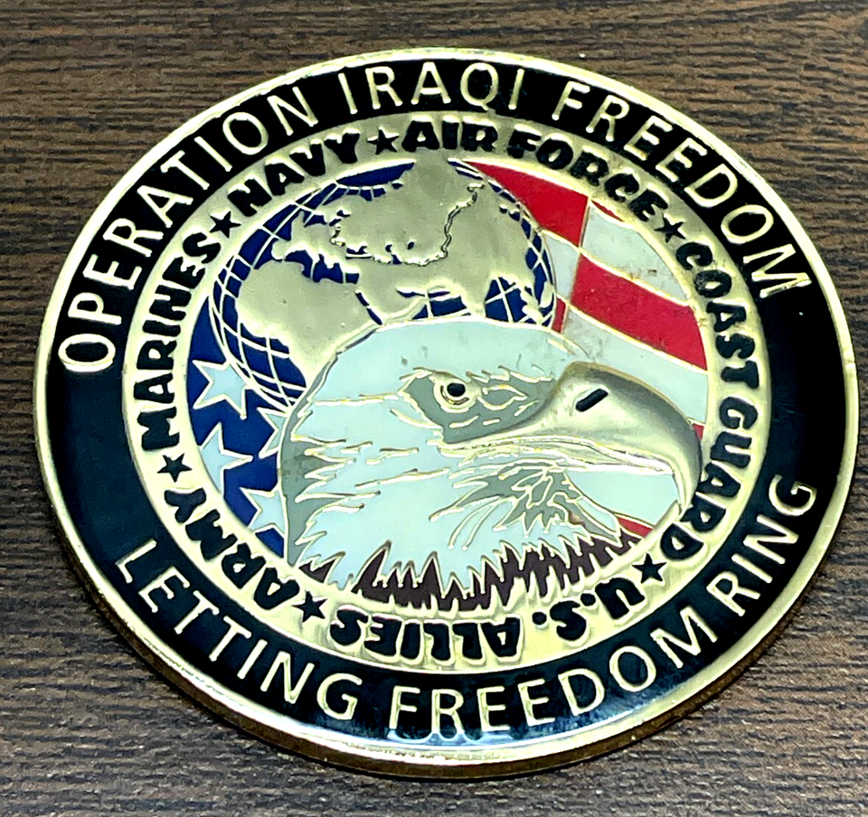 Operation Iraqi Freedom Challenge Coin Anheuser Busch Numbered ...