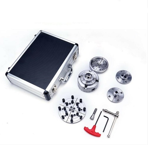 Wood Lathe Chuck Set 3.75"4.5“ 5.5” inch Self Centering Scroll Chuck T ...