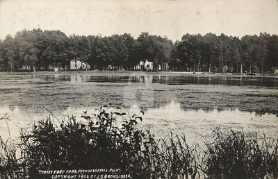 Turkey Foot Park OH from Sassafras Point (1908) RPPC Photo Postcard ...