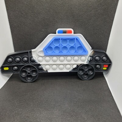 Police Car 🚔 Pop - Silicone Fidget Bubble Popper Sensory Decompression ...