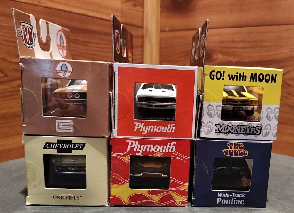 SET OF 6 NEW 2024 M2 MACHINES 1:64 DIE-CAST GROUND POUNDERS WITH ...