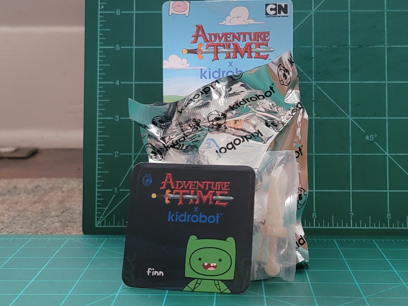 Adventure Time x Kid Robot Glow In The Dark Finn | eBay