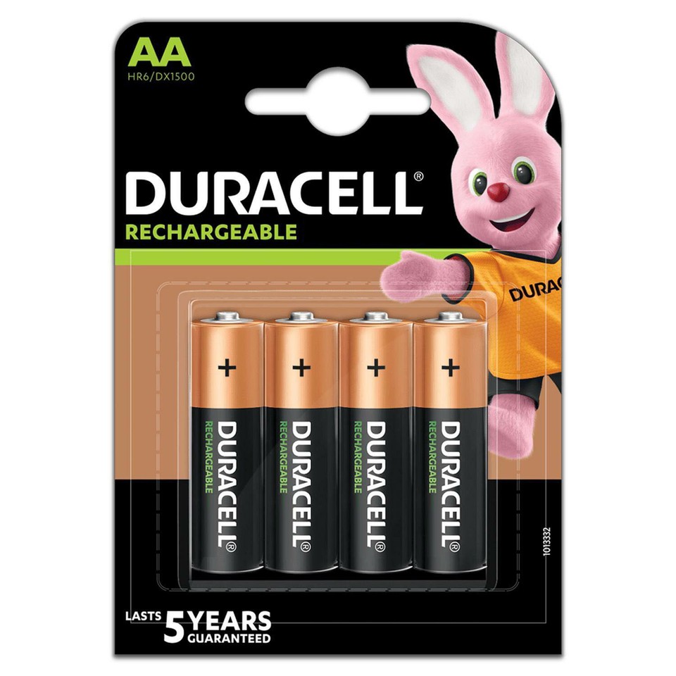 Duracell Rechargeable Batteries AA AAA Ultra Plus NiMH Duralock Pre ...