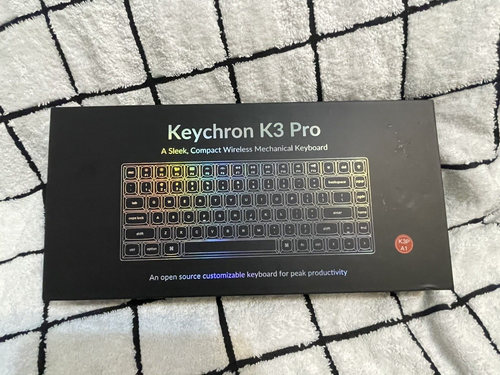 Keychron K3 Pro Keyboard - RGB Backlight, Wireless/Bluetooth ...