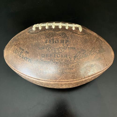 Vintage Wilson Thorp Sporting Goods Football-Pete Rozelle-The Duke ...