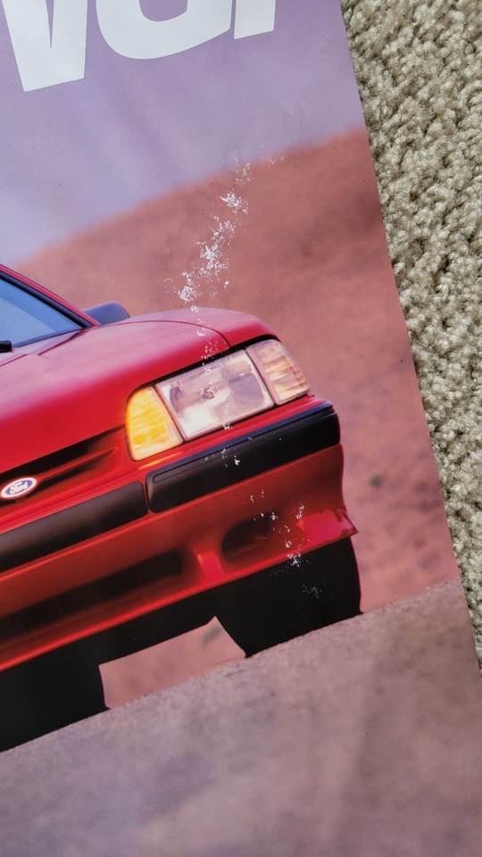 Original SALEEN Performance Mustang Poster NOS VINTAGE RARE Racing ...