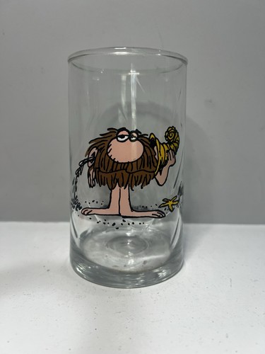 Vintage 1981 Arby's B.C. Ice Age Glass Collector Series Glass "Grog ...
