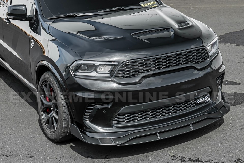 For 21-Up Dodge Durango SRT Hellcat Performance Track Front Bumper Lip ...