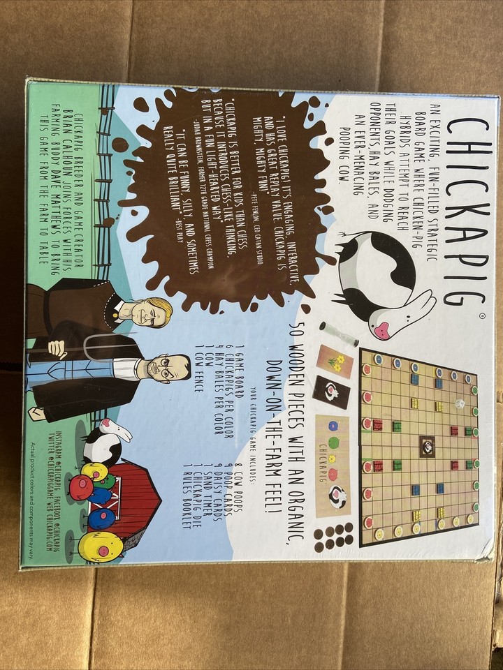 Chickapig Strategic Board Game Family Friendly Game 813565017280 | eBay