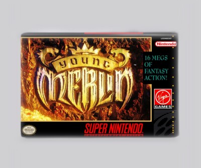 YOUNG MERLIN / SNES - 2"x3" FRIDGE MAGNET (super nintendo | eBay