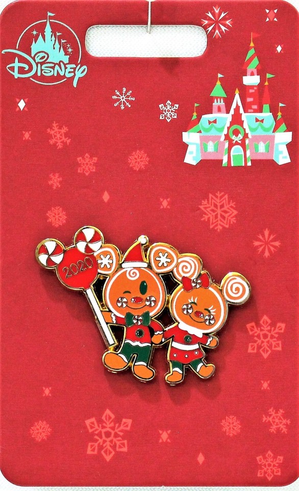 Disney Mickey & Minnie Gingerbread Pin 2020 Christmas Holiday Pin | eBay