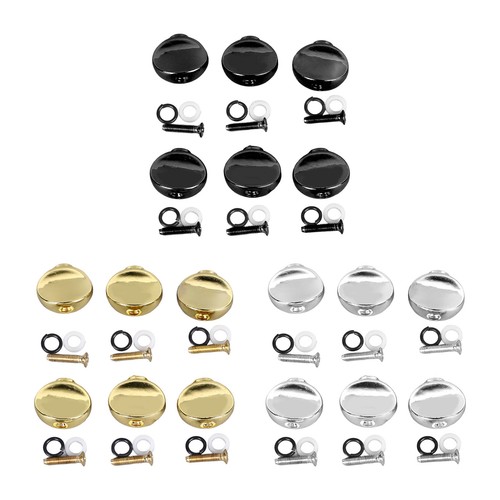 6Pcs Guitar Tuning Peg Buttons Metal Easy To Install Tuner Knobs ...