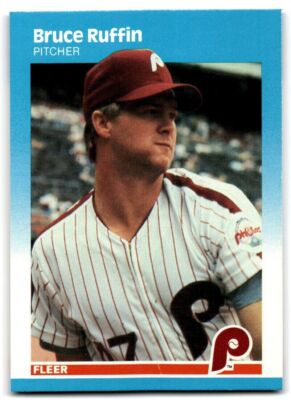 1987 Fleer Bruce Ruffin Rookie Philadelphia Phillies #183 | eBay