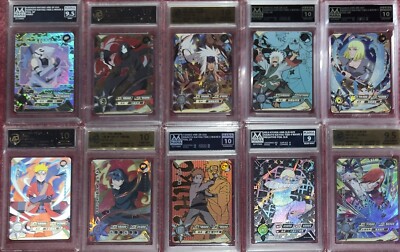 30x Naruto Kayou Slabs. Mega Lot. MANA CCG Graded From 10 Flalwess To 9 ...