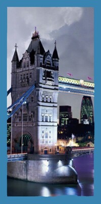 London Tower Bridge Photographic Print Beach Towel. Thames River ...