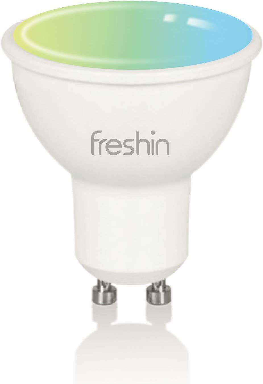 Multicolour Smart WiFi LED Downlight - Dimmable FRESHIN GU10 RGBCW (1 ...