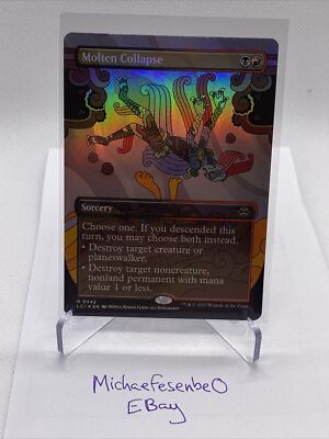 MTG Molten Collapse The Lost Caverns of Ixalan 0342 Foil Borderless ...