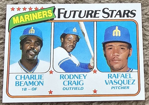 Rodney Craig, Charlie Beamon, Rafael Vasquez 1980 Topps Future Stars ...