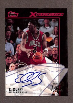 2001-02 Topps Xpectations Certified Issue #TXA-EC Eddy Curry Rookie ...