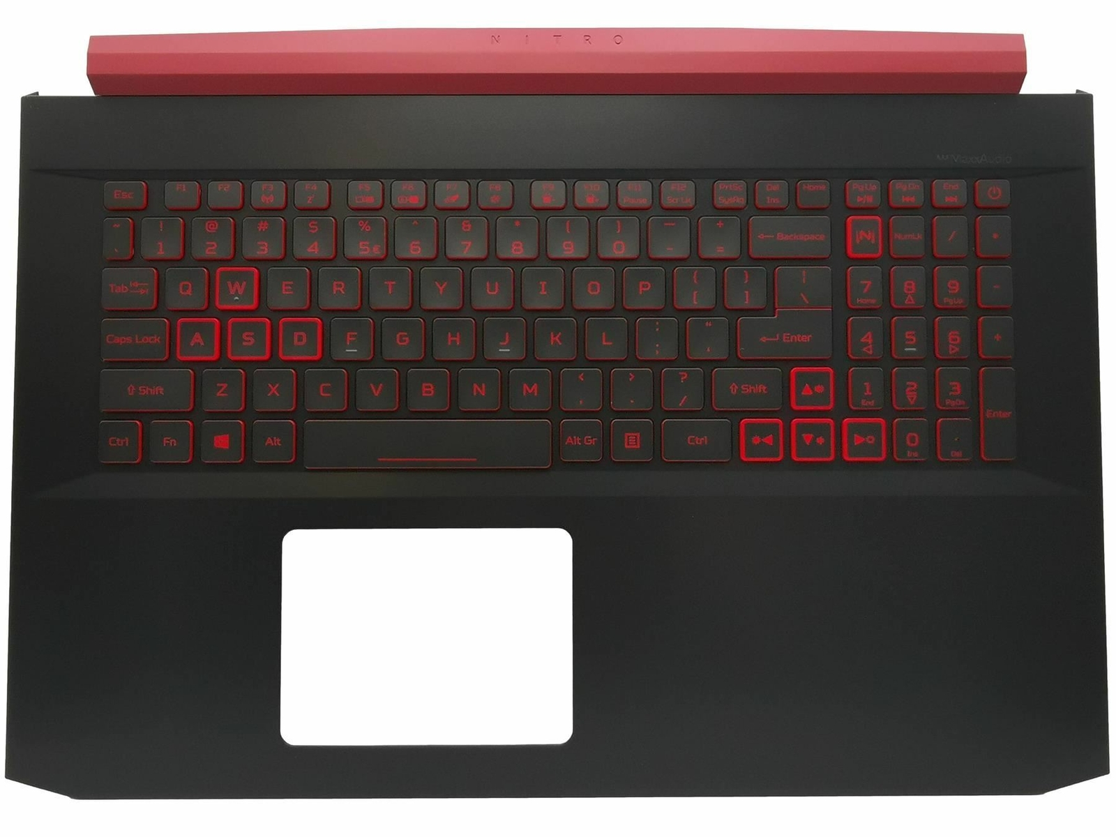 Acer Nitro 5 AN517-51 Upper Case Palmrest Backlit Keyboard - Black (6B ...