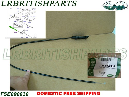 GENUINE LAND ROVER HOOD FRONT CONTROL CABLE RANGE ROVER 03-12 NEW ...