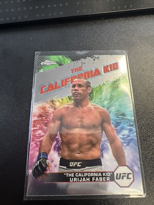 2024 Topps Chrome UFC - Urijah Faber “The California Kid” #AKA-20 | eBay