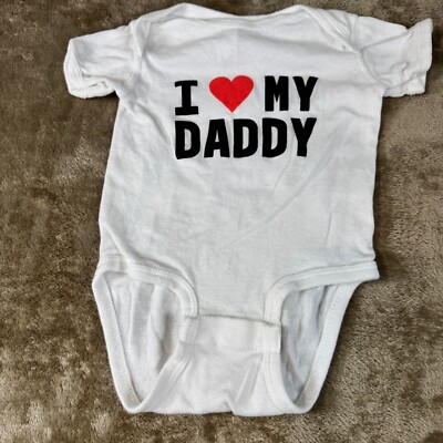 6M Baby Bodysuit, Funny Baby Vest, Baby Playsuit, Novelty Baby, I Love ...