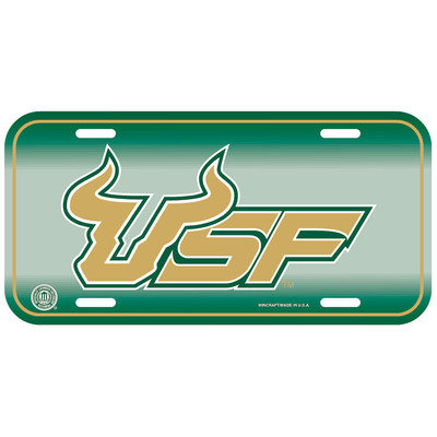 University South Florida Bulls Plastic License Plate | eBay