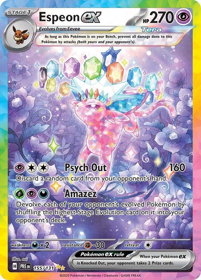 Espeon ex 155/131 Prismatic Evolutions for sale | eBay
