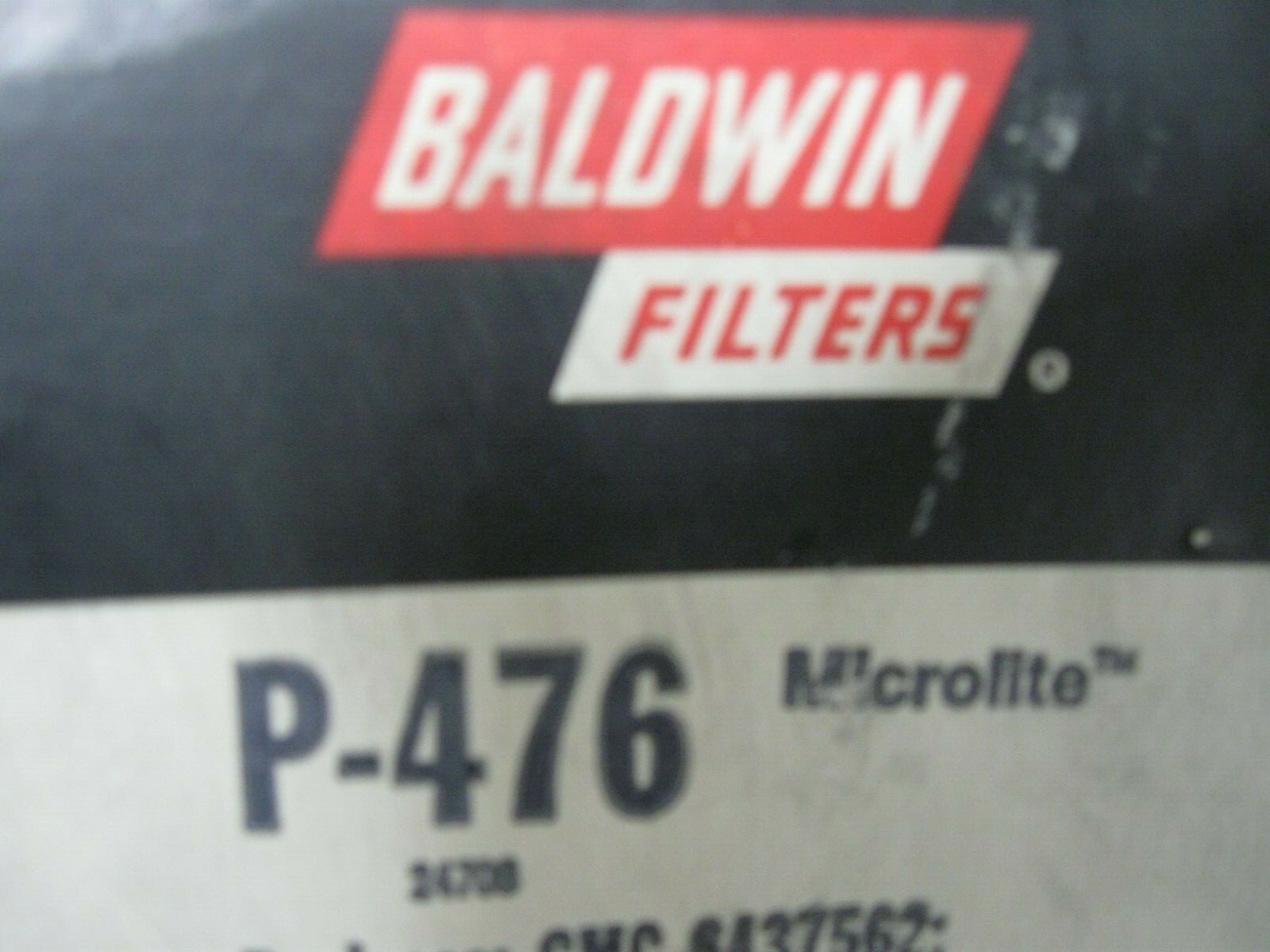 NEW GENUINE BALDWIN ENGINE OIL FILTER (PN P476) | eBay