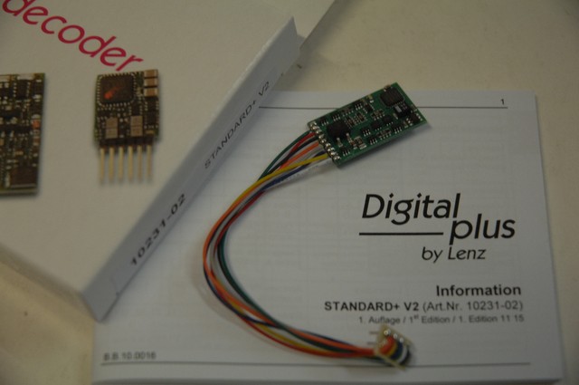 Lenz Standard V2 10231-02 8 Pin RailCom Function Decoder for sale ...