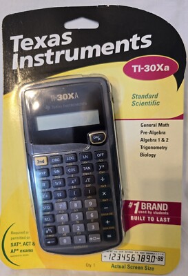 Texas Instruments TI-30Xa Plus CE Scientific Calculator New Unopened | eBay