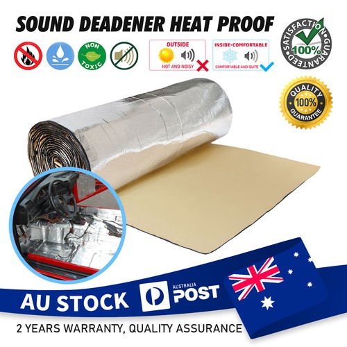 2m x 1m Car Sound Deadener Noise Control Door Boot Closed Cell Foam Kit ...