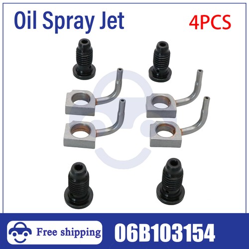4*For 98-22 VW Passat 99-06 Audi A4 S4 TT Engine Oil Piston Squirters ...