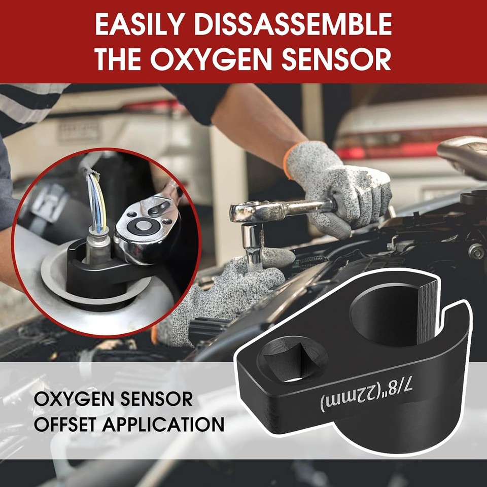 5pcs Oxygen O2 Sensor Socket Remover/Installer Thread Chaser Tool Set ...