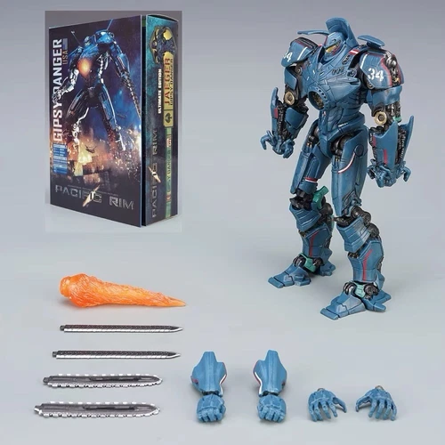 NECA Pacific Rim Gipsy Danger USA Mark-3 Jaeger Raleigh Becket Action ...