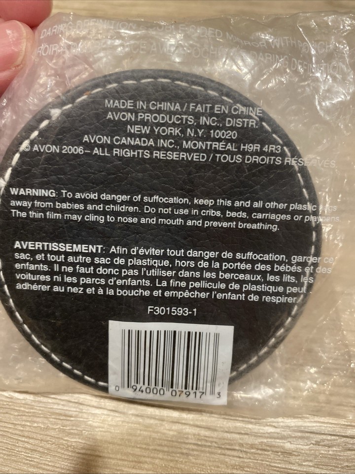 Avon Daring Definition Double Sided Mirror With Pouch Avon compact ...