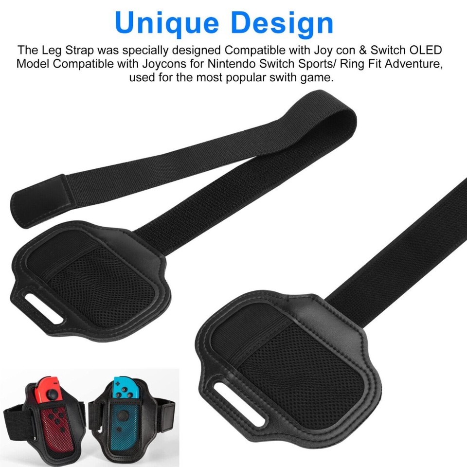 1 Pair Leg Strap For Nintendo Switch OLED Joy-Con Elastic Band Sport ...