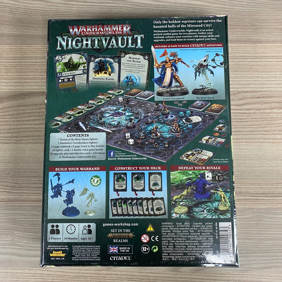 WARHAMMER UNDERWORLDS NIGHTVAULT CORE SET GAME BOXED NIGHTHAUNT UNDEAD ...
